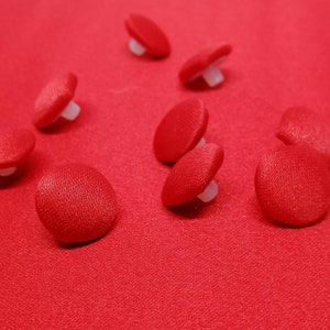 Red Buttons , Red Satin Button, Red Sewing Buttons, Small Red Buttons ...