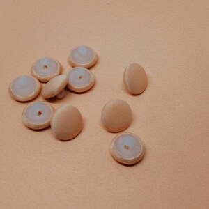 Peach Satin Buttons, Peach Buttons, Satin Buttons for Gowns, Blouses ...