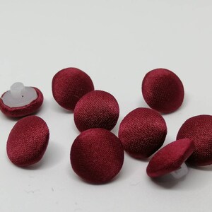 Burgundy Satin Buttons , Burgundy Buttons, Burgundy Sewing Buttons ...
