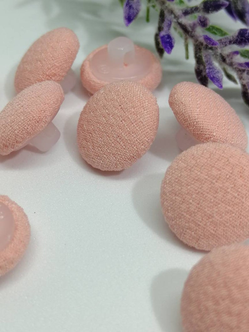 Peach Crepe Chiffon Buttons Sewing Buttons Peach Sewing - Etsy