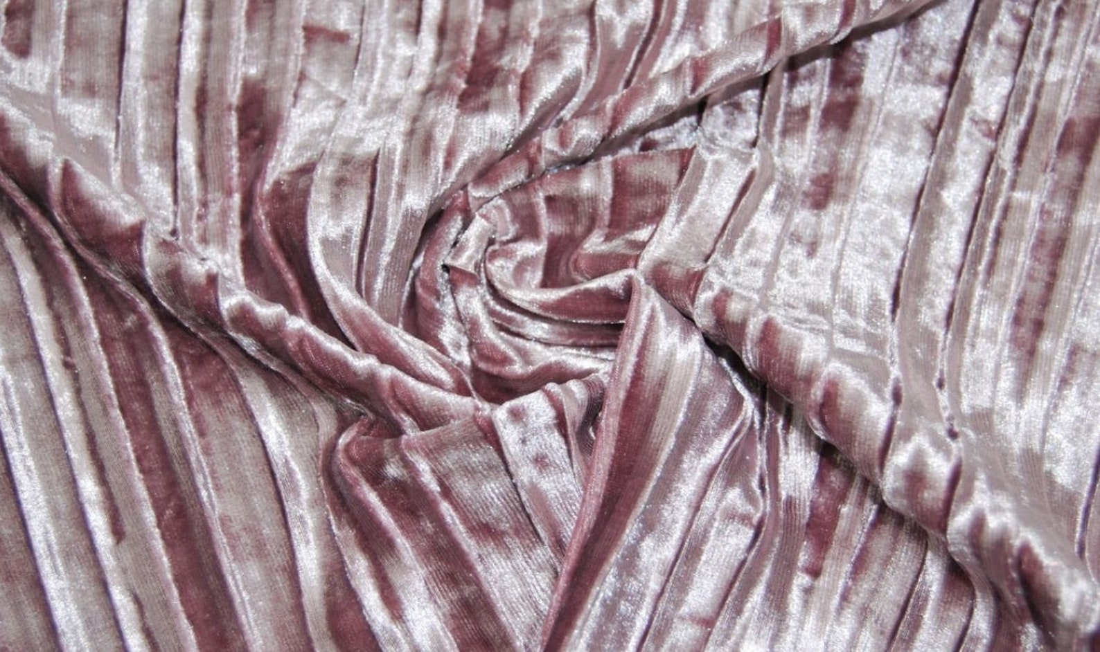Dusty rose large pleated velvet Stretch 59'' Wide by | Etsy