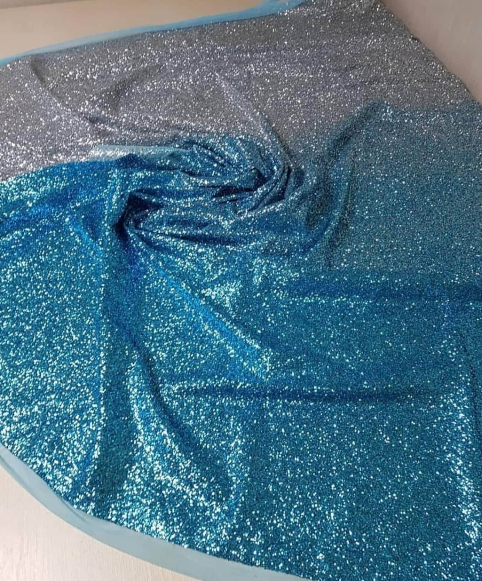 Ombre Glitter Mesh Fabric 7 colors glued glitter Sparkle net | Etsy
