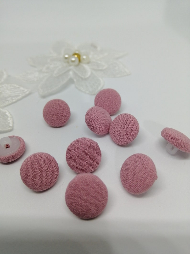 Blush Pink Chiffon Buttons Sewing Buttons Blush Pink | Etsy