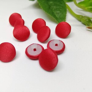 Red Buttons , Red Satin Button, Red Sewing Buttons, Small Red Buttons ...