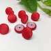 Red Buttons , Red Satin Button, Red Sewing Buttons, Small Red Buttons ...