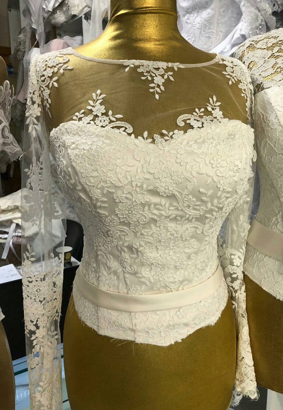 White Bridal Corset Wedding Corset for Dress Detail for - Etsy