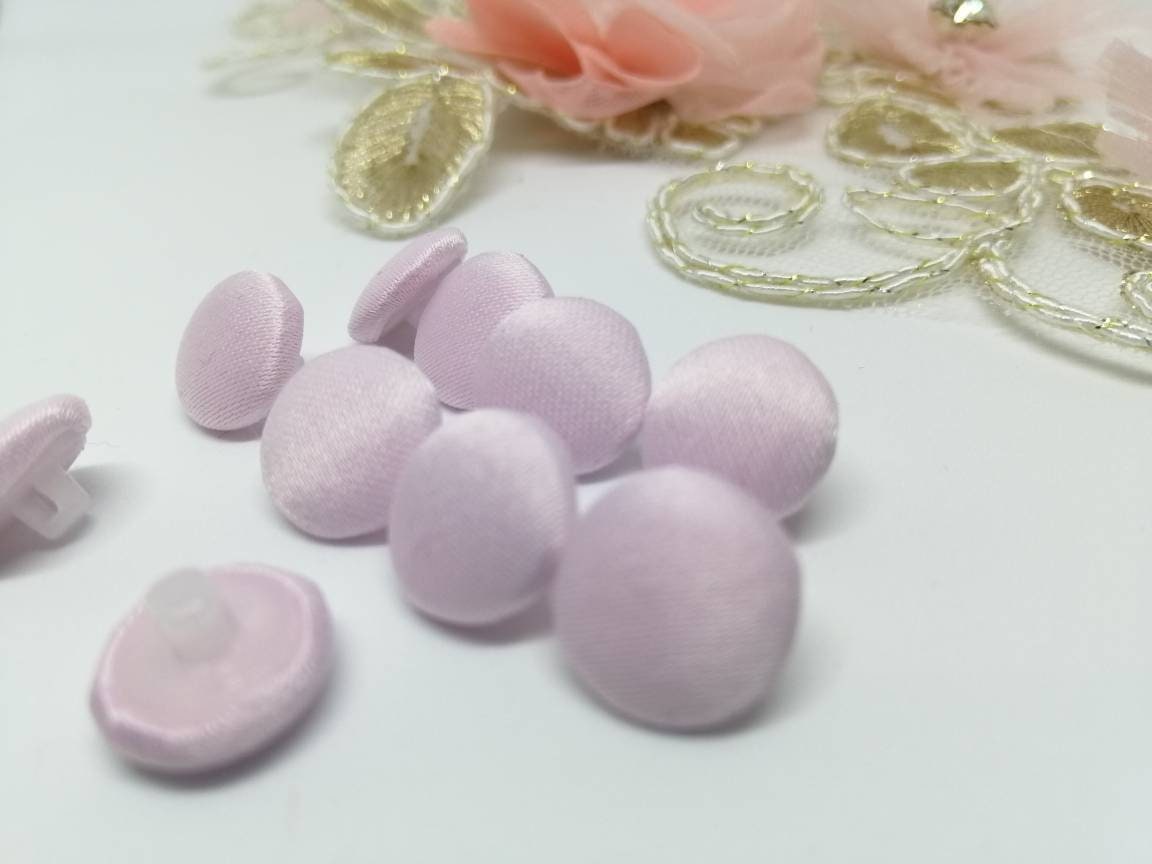 Pale Pink Satin Buttons Pink Button up Dress Satin Button - Etsy