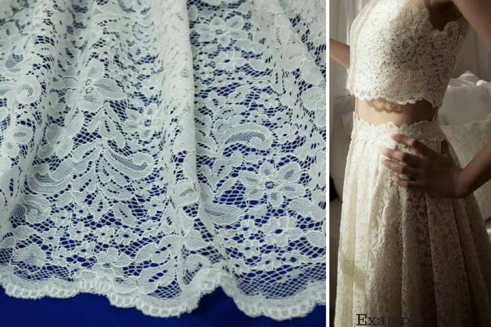 White Wedding Lace Fabric Bridal White Lace Fabric Wedding | Etsy