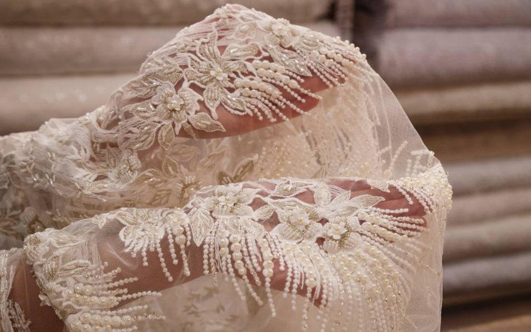 White 3d Fabric Lace Newest Design Wedding Lace 3d Lace 3d - Etsy