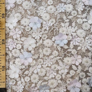 3d Lace Fabric for Wedding Dress Top Quality 3d Flower Lace French Net ...