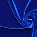Royal Blue Stretch Velvet Fabric 59'' Wide by the 1 - Etsy