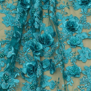 3d Lace Mix Lace Embroidery Flower Lace, 3D Fabric Lace,luxury Lace ...