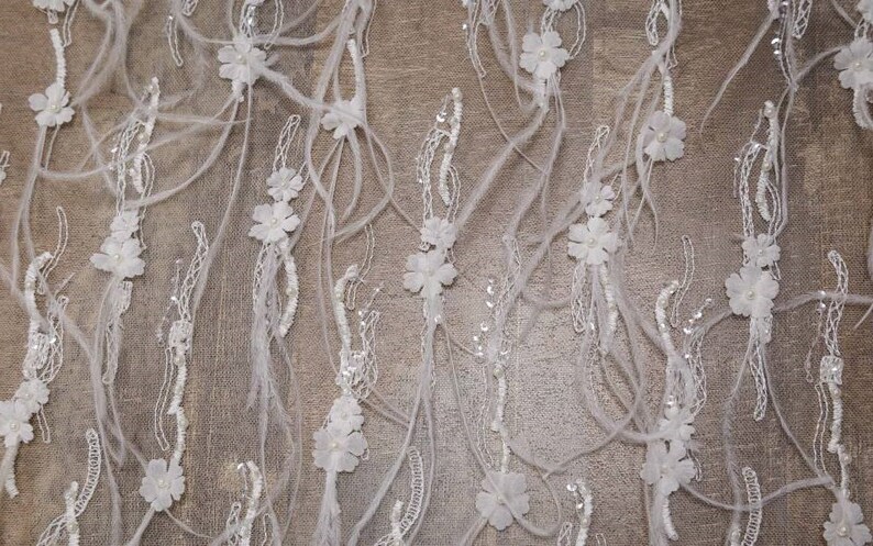 3d fabric wedding lace 3d milk lace 3d Bridal lace Lace | Etsy