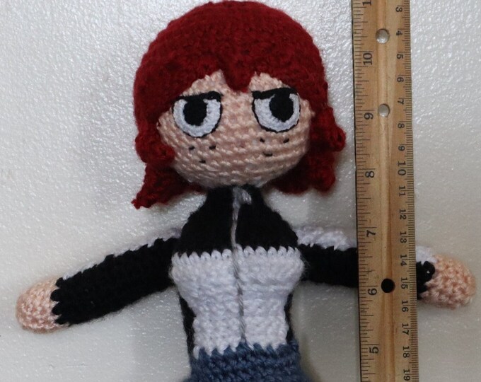 Kim Pine (scott Pilgrim) - Hand Made Crochet Plush '11in - Etsy