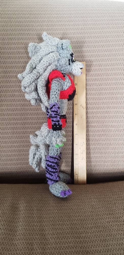 Roxanne Wolf - Hand Made Crochet Plush '13in - Etsy