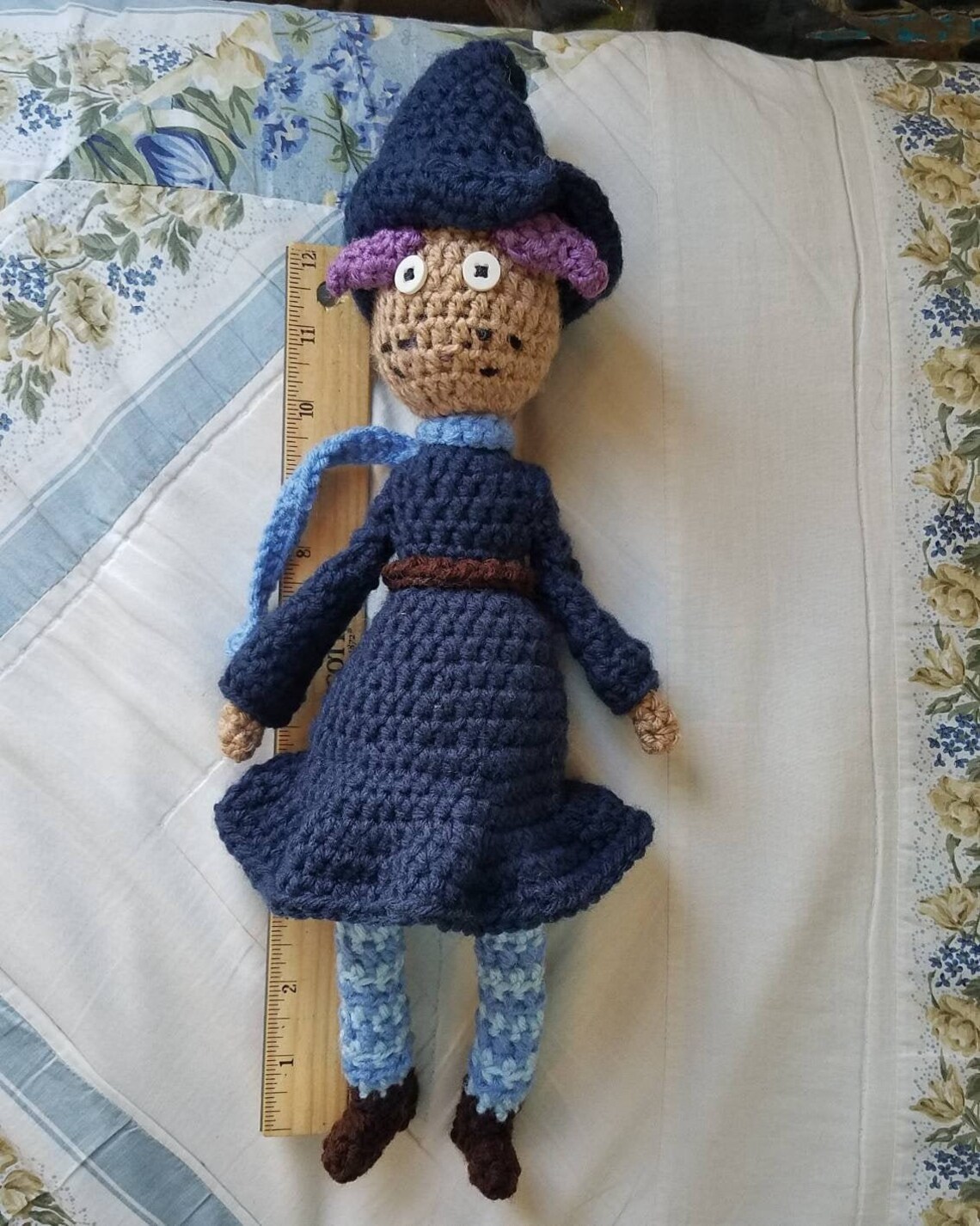 Witch Enid - Hand Made Crochet Plush '13in - Etsy
