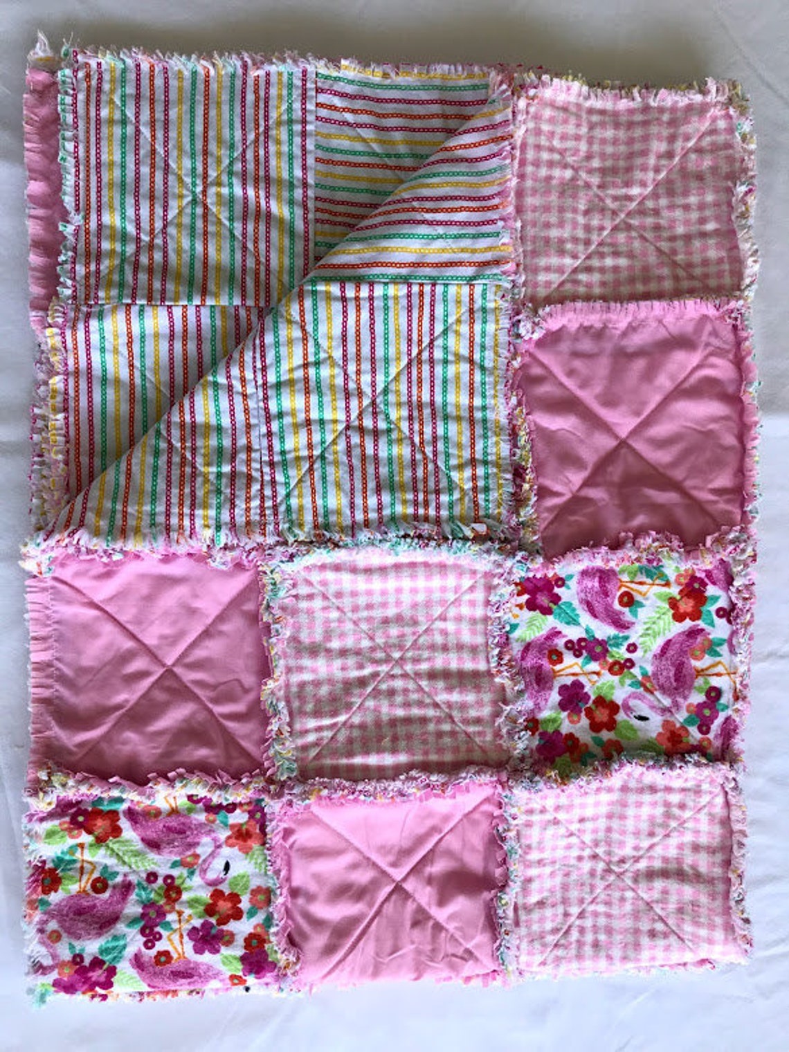 Baby Rag Quilt - Etsy