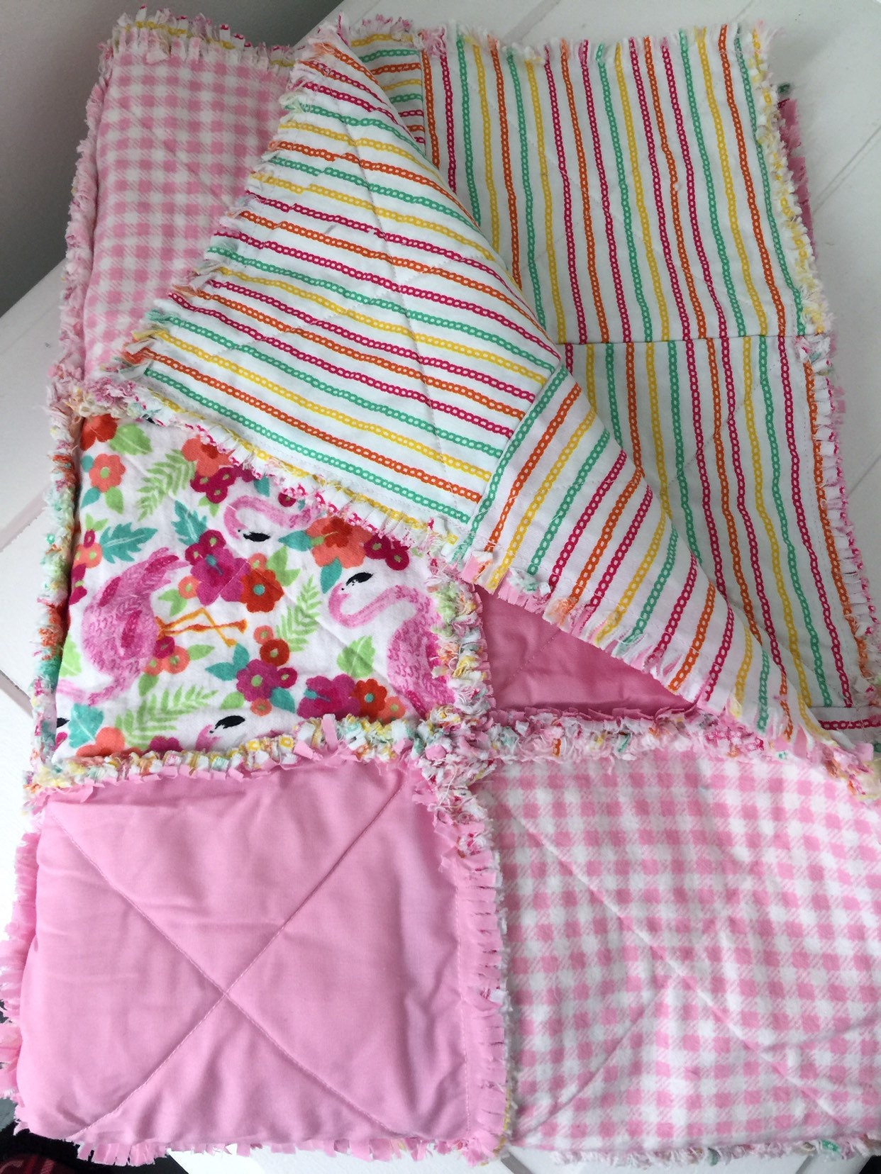 Baby Rag Quilt - Etsy