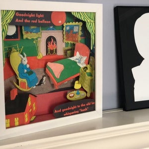 Goodnight Moon Wall Art Classic Children’s Story Book Kids Library ...