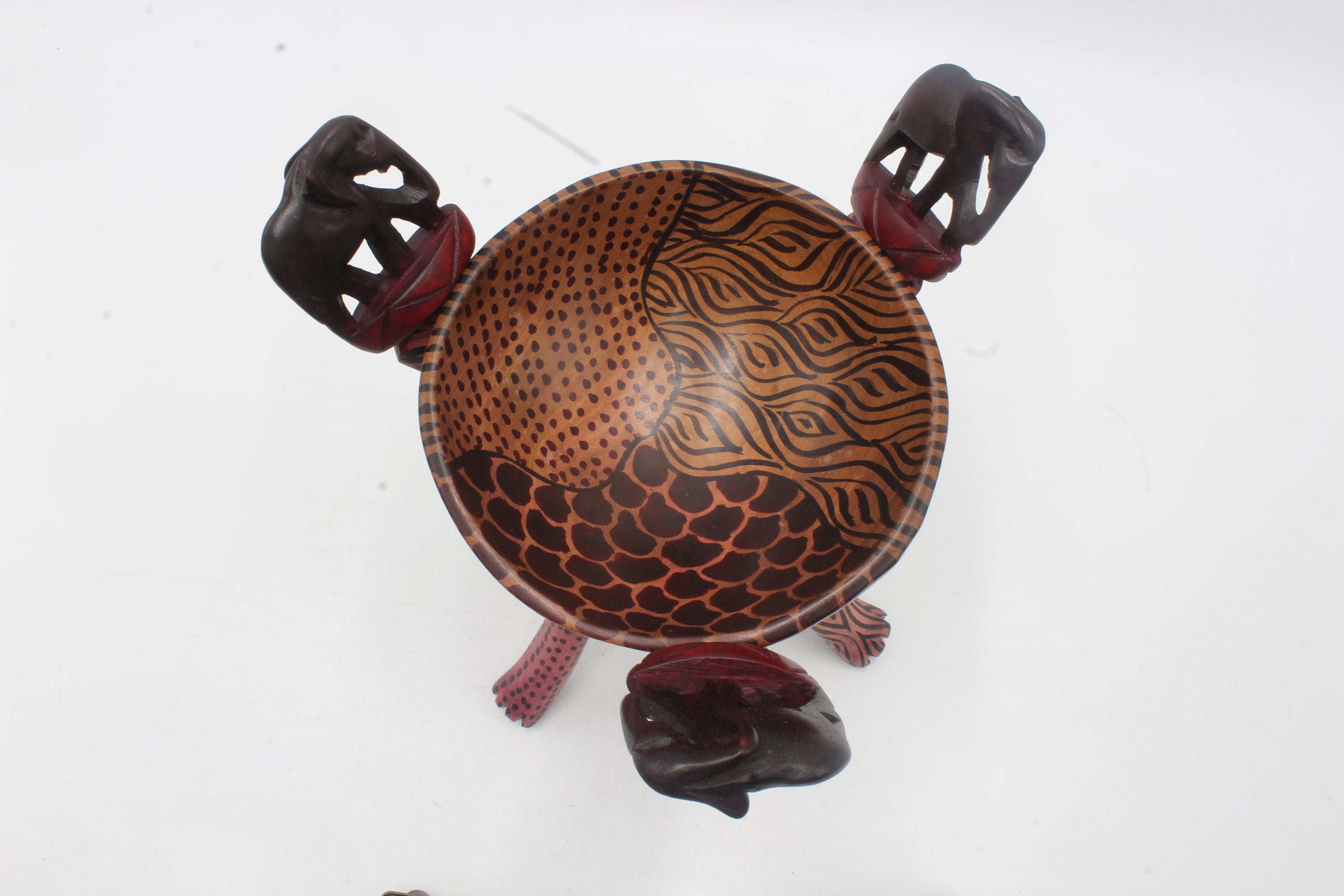 African Handmade Tripod Stand. Tripod Stand. Kenyan Art Wood Curved ...