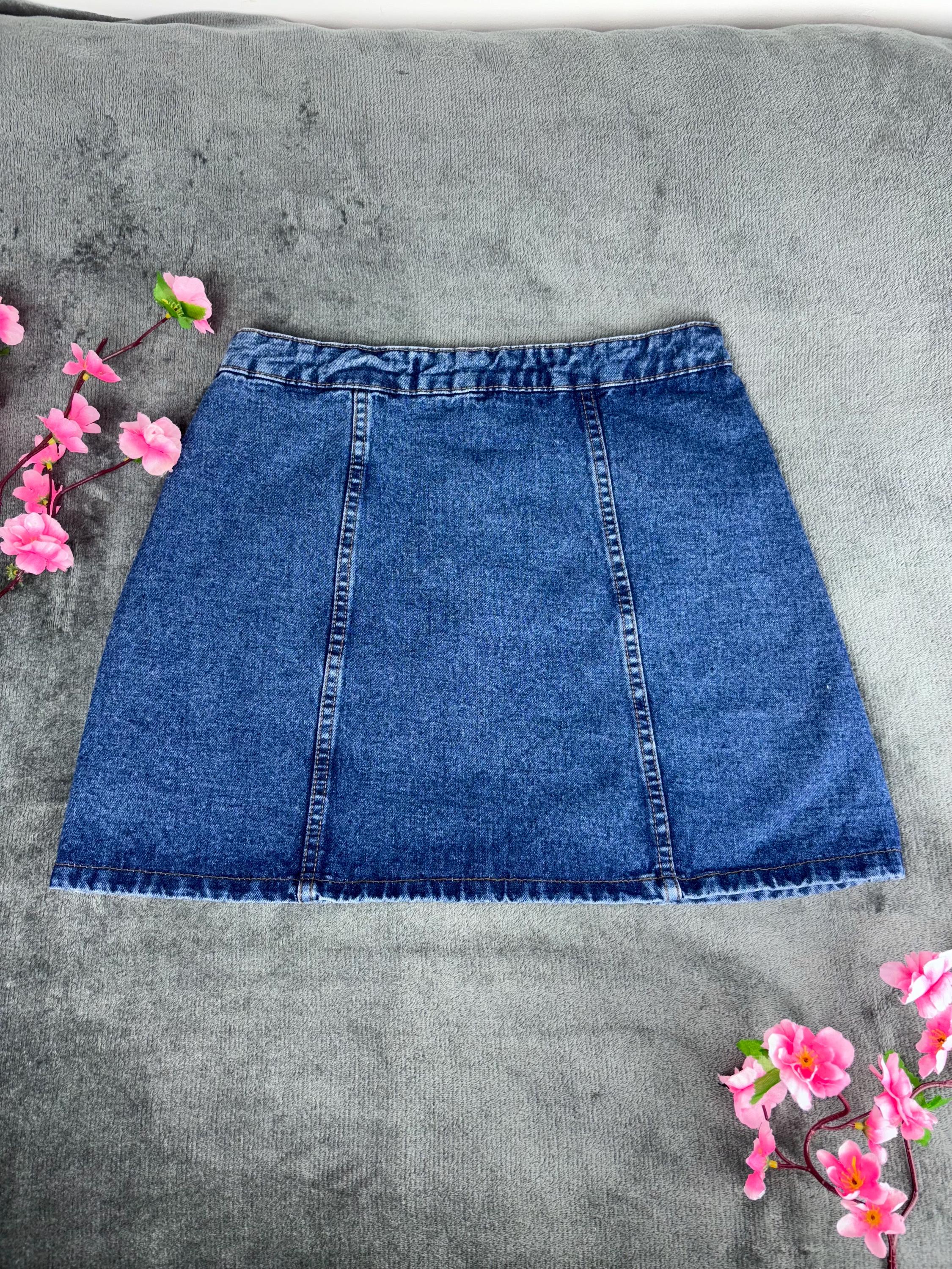 Hand Customised French Playing Card Distressed Mini Skirt Ripped Dark ...