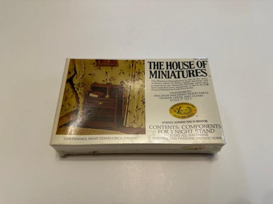 The House of Miniatures X-acto Collectors Series Chippendale Night ...