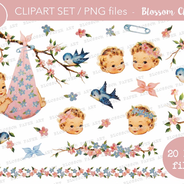 Baby Clipart - Etsy
