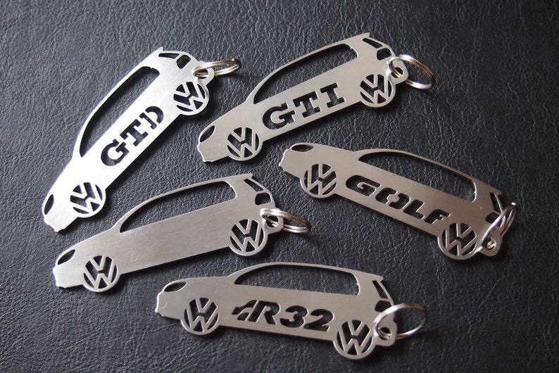Vw Golf MK6 VI R32 Gtd R Gti Tsi R-Line tdi Keyring Key | Etsy