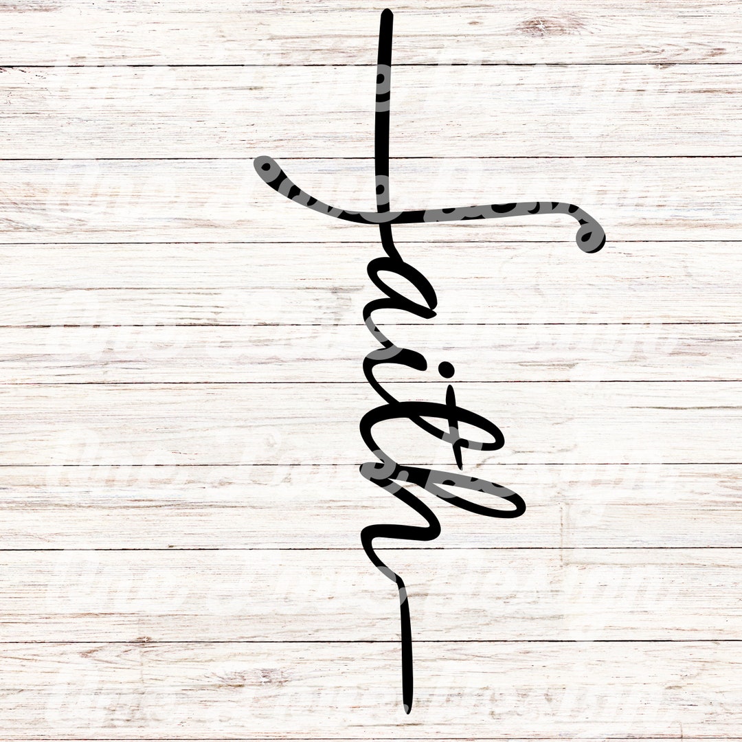Faith Cross SVG - Etsy