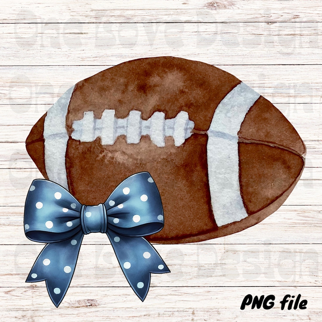 Navy Blue Polka Dot Football PNG | Football PNG | Custom Football ...