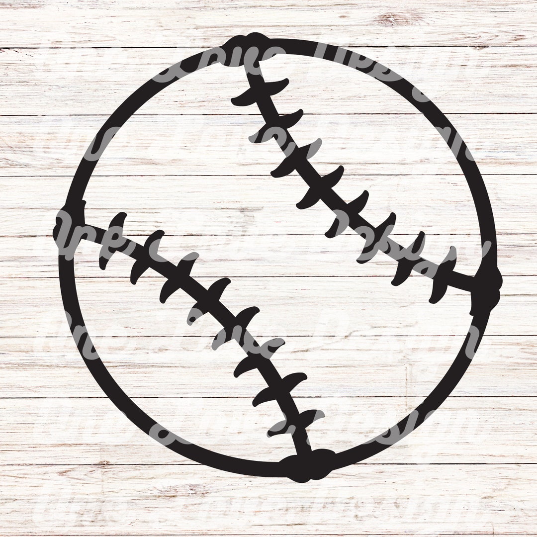 Basic Baseball SVG - Etsy