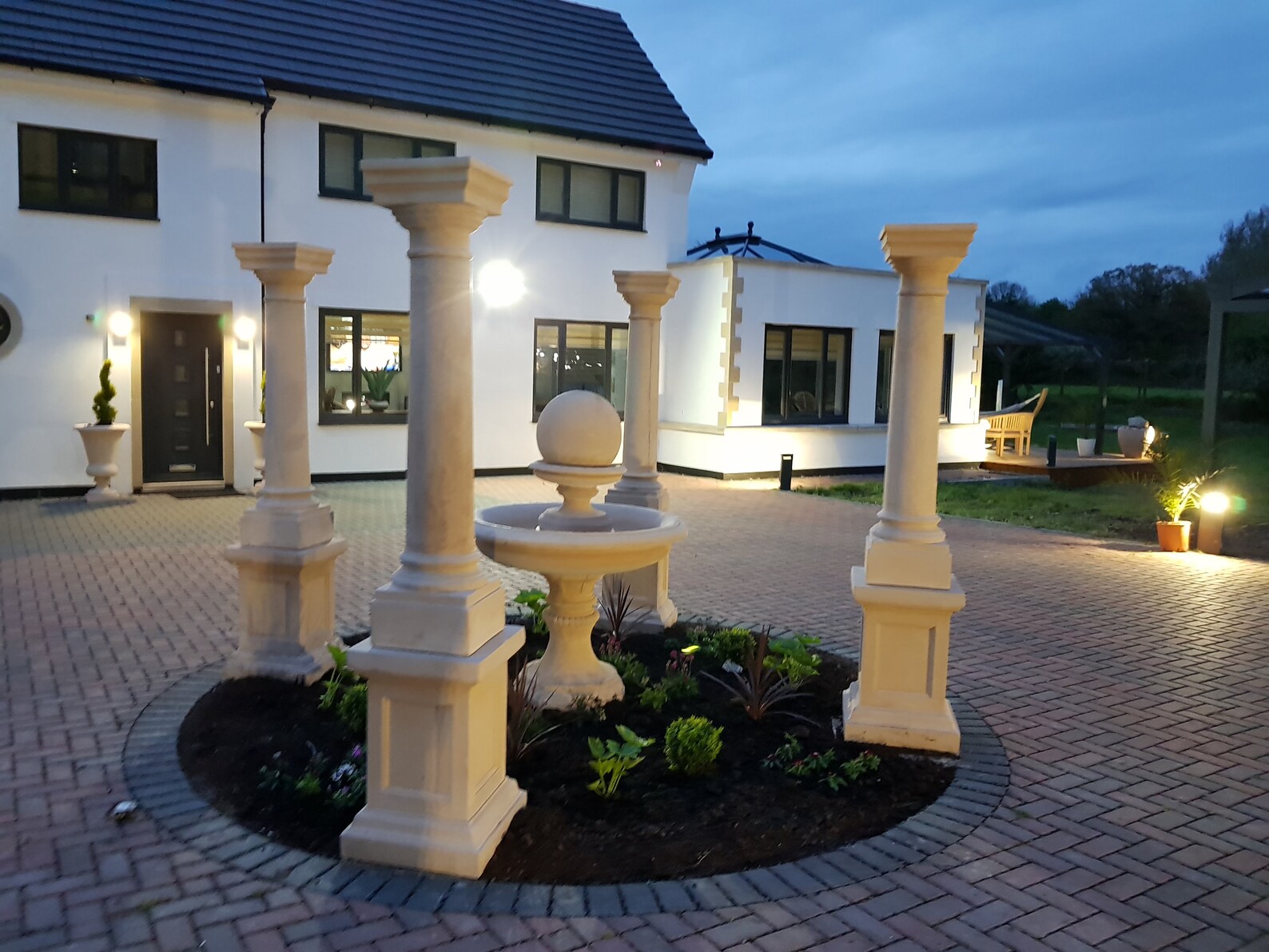 Stone Pergola - Etsy