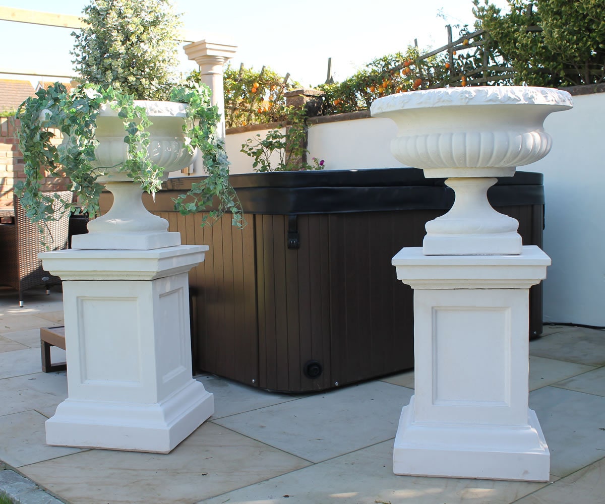 Single Victorian Urn on Panel Plinth - Etsy
