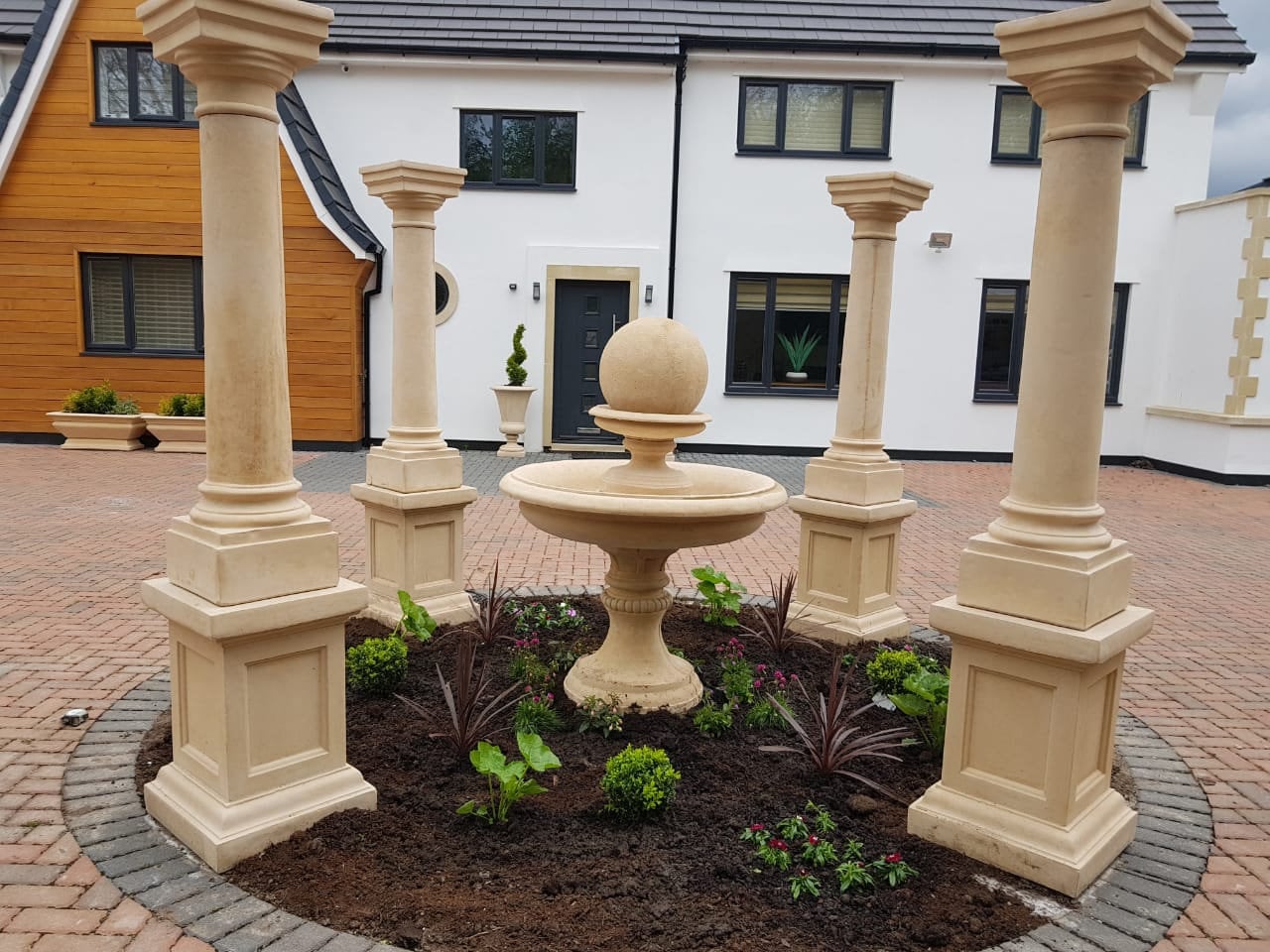 Stone Pergola - Etsy