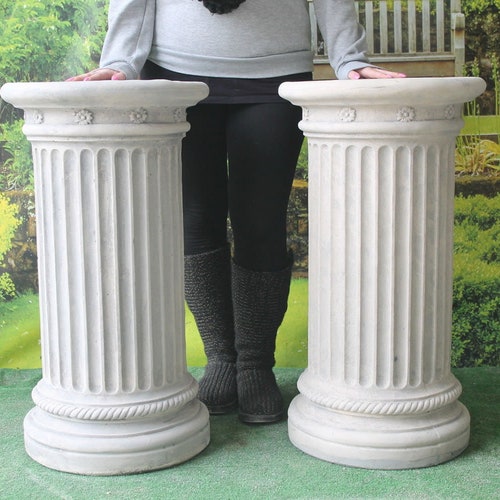 Single Large Fluted Plinth - Etsy UK