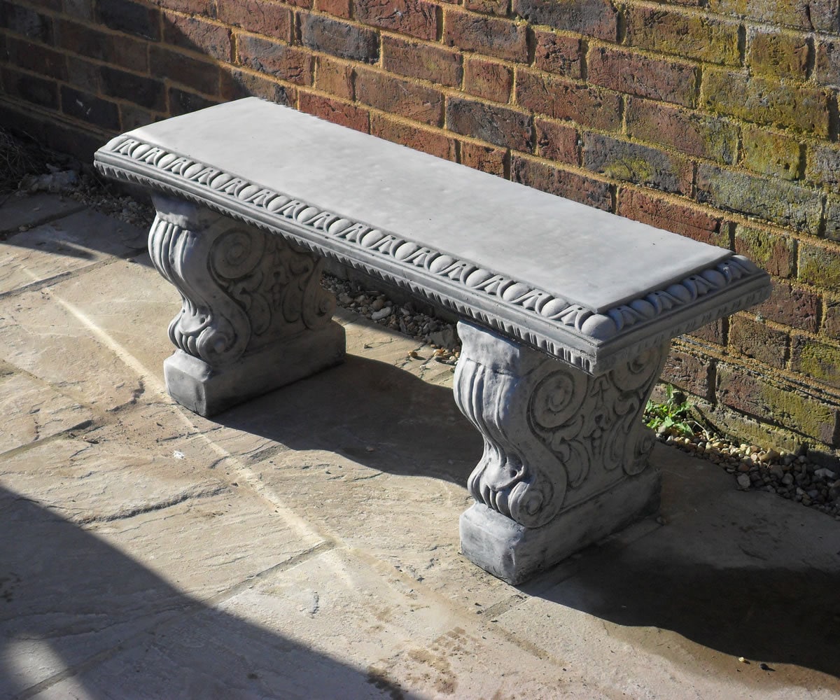 Stone Straight Bench - Etsy UK