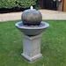 Large Patio Ball Fountain With Classic Plinth - Etsy
