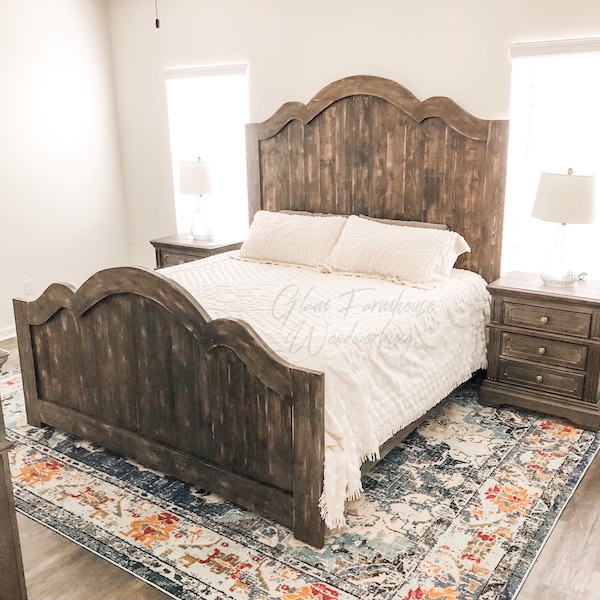 Shabby Chic Headboard - Etsy