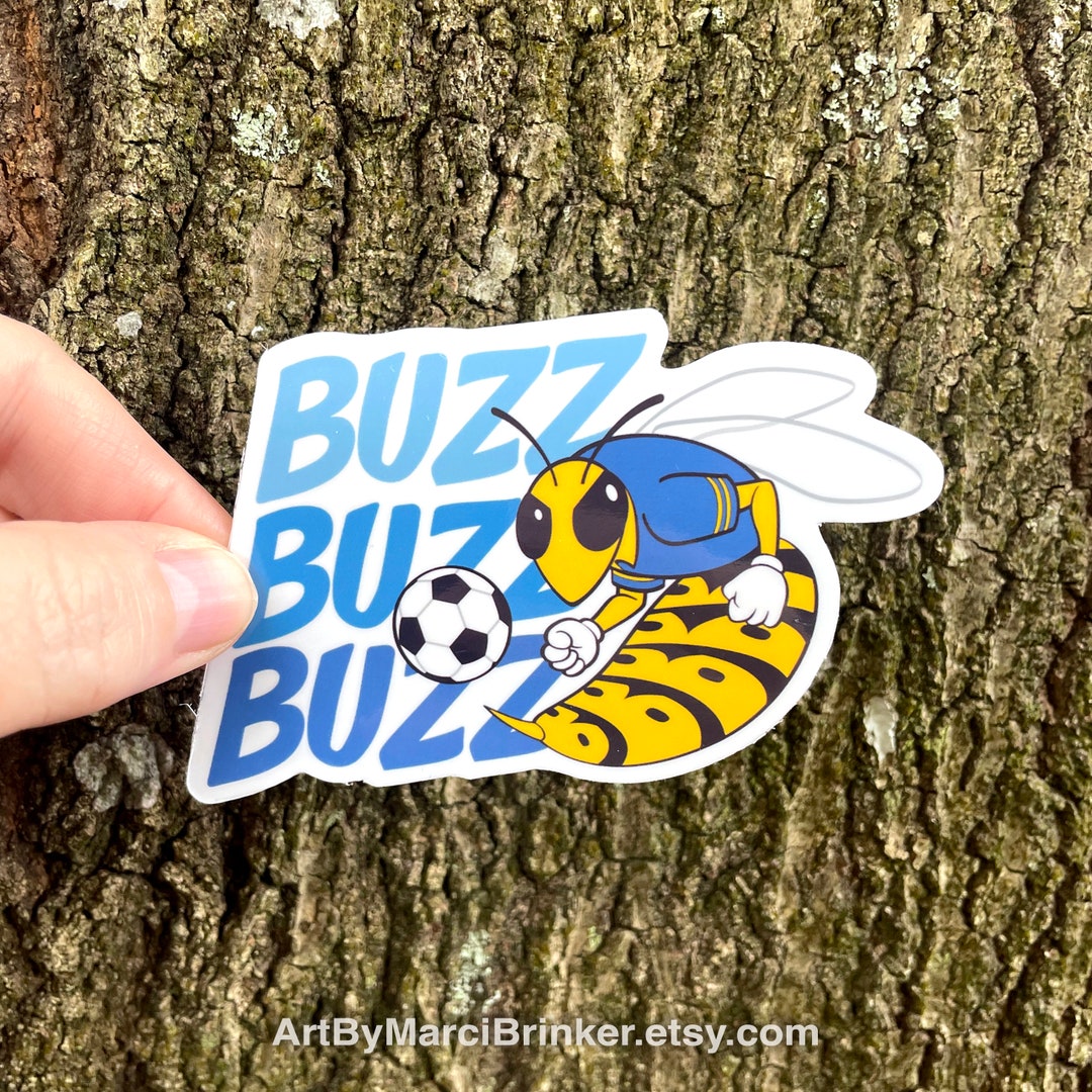 Buzz! Buzz! Buzz! Yellowjackets Sticker - Etsy
