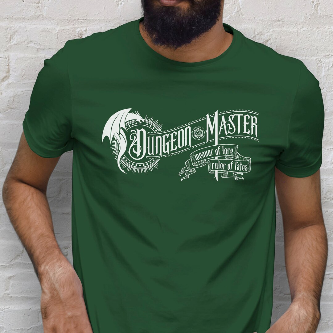 Dungeon Master Unisex T-shirt 20 Sided Dice Shirt Dragon Shirt Geek ...
