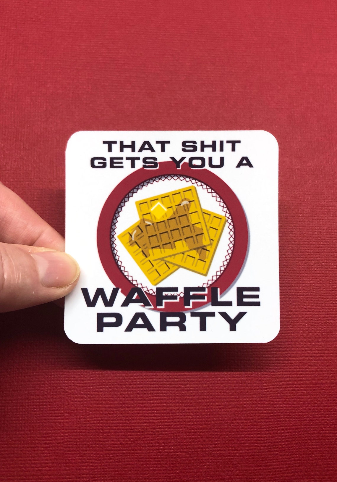 Waffle Party Severance Sticker Lumon Industries | Etsy