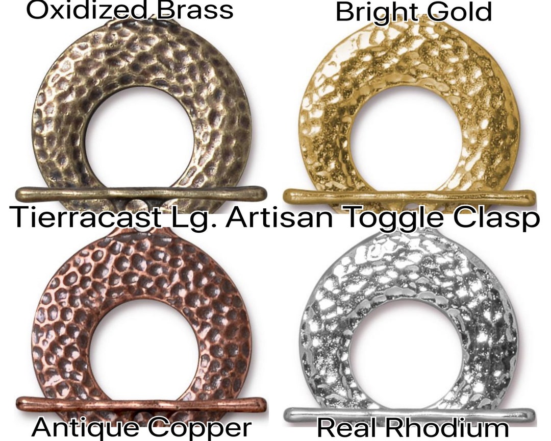 Tierracast ARTISAN Lg. Toggle Clasp 4 Finishes - Etsy