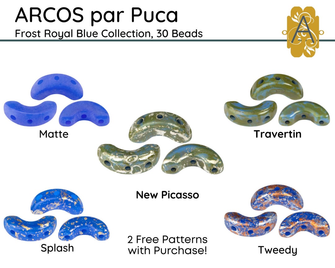 New Colors Arcos Par Puca FROST ROYAL BLUE Collection 30 Pcs - Etsy