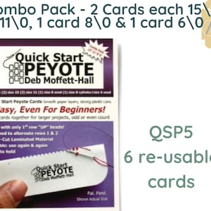 Quick Start Cards for Even\odd Peyote, 2 Drop Peyote, Herringbone ...