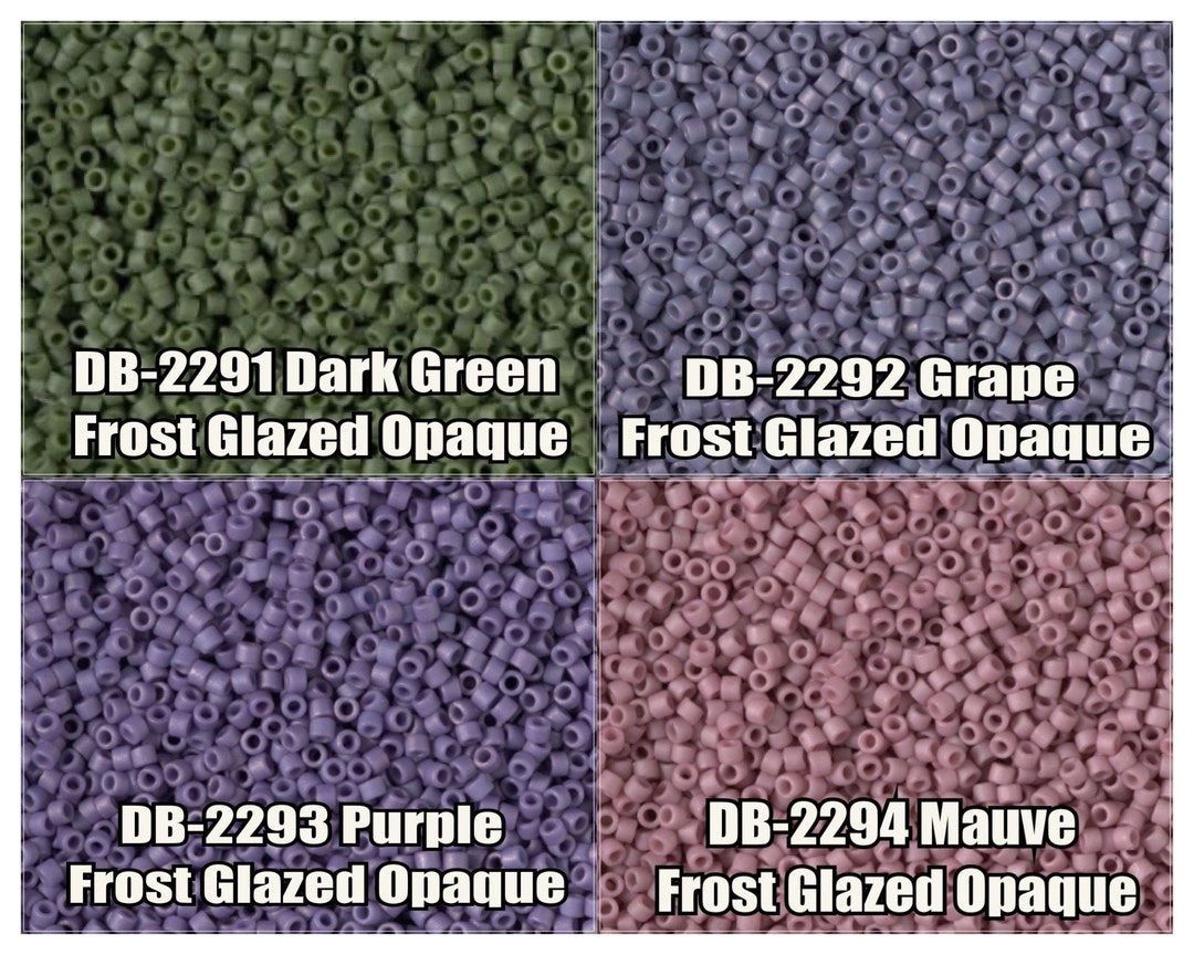 11/0 Miyuki Delica Beads, DB2291, DB2292, DB2293, DB2294 - 5g, 10g - Etsy
