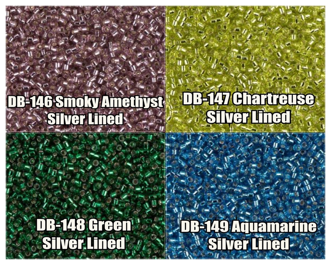 5g, 10g 11/0 Miyuki Delica Beads, DB146, DB147, DB148, DB149 - Etsy