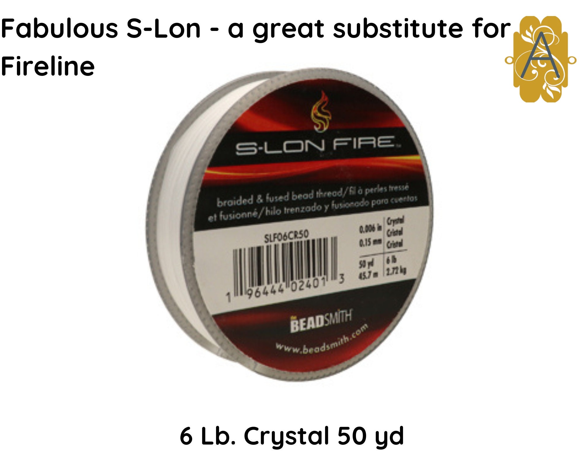 NEW! S-LON Fire, 4, 6 & 8 Lb, 50 or 125 Yd, Beading or Stringing Thread ...