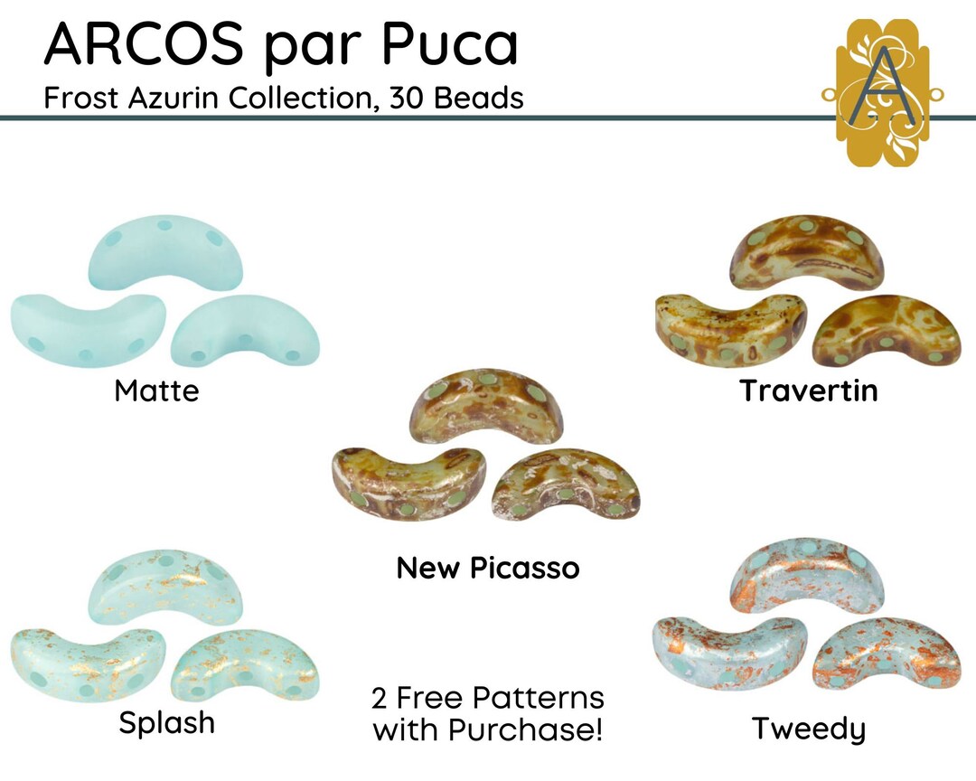 New Colors Frost Azurin ARCOS Par Puca Collection, 30 Pcs 2 Free ...