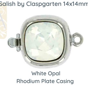 New Colors! SALISH by Claspgarten, 1 Strand Crystal Clasp, 7 Stunning ...