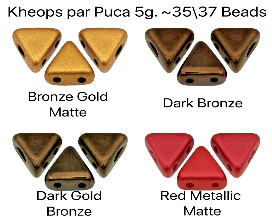 KHEOPS Par Puca 5 G. ~35 to 37 Beads + 2 FREE Patterns With Order ...